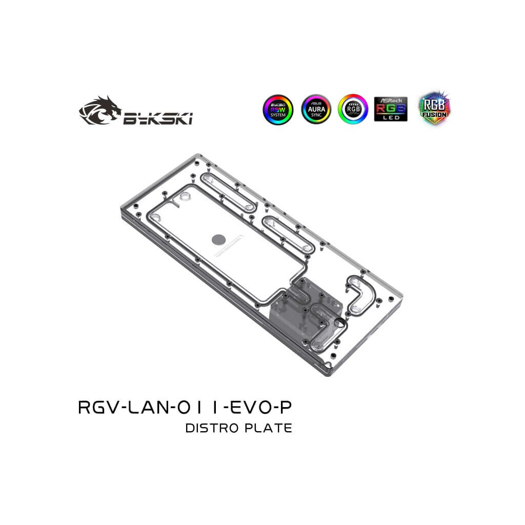 Bykski - Lian Li O11 Dynamic EVO Distro Plate RBW